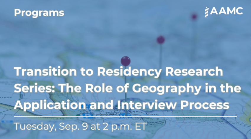 Upcoming ERAS and Transition to Residency Webinars | Students & Residents